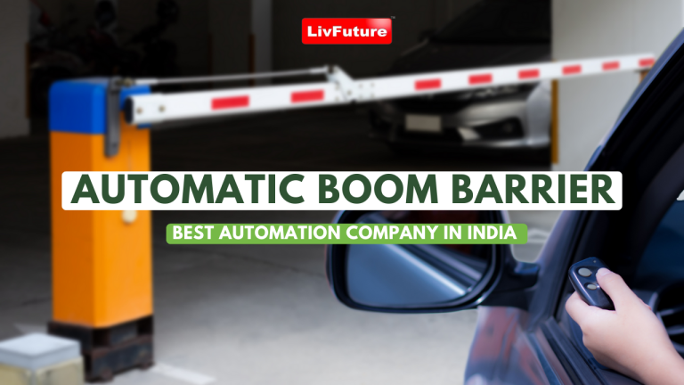 Automatic boom barrier with RFID Pune, India Fence Boom Barrier