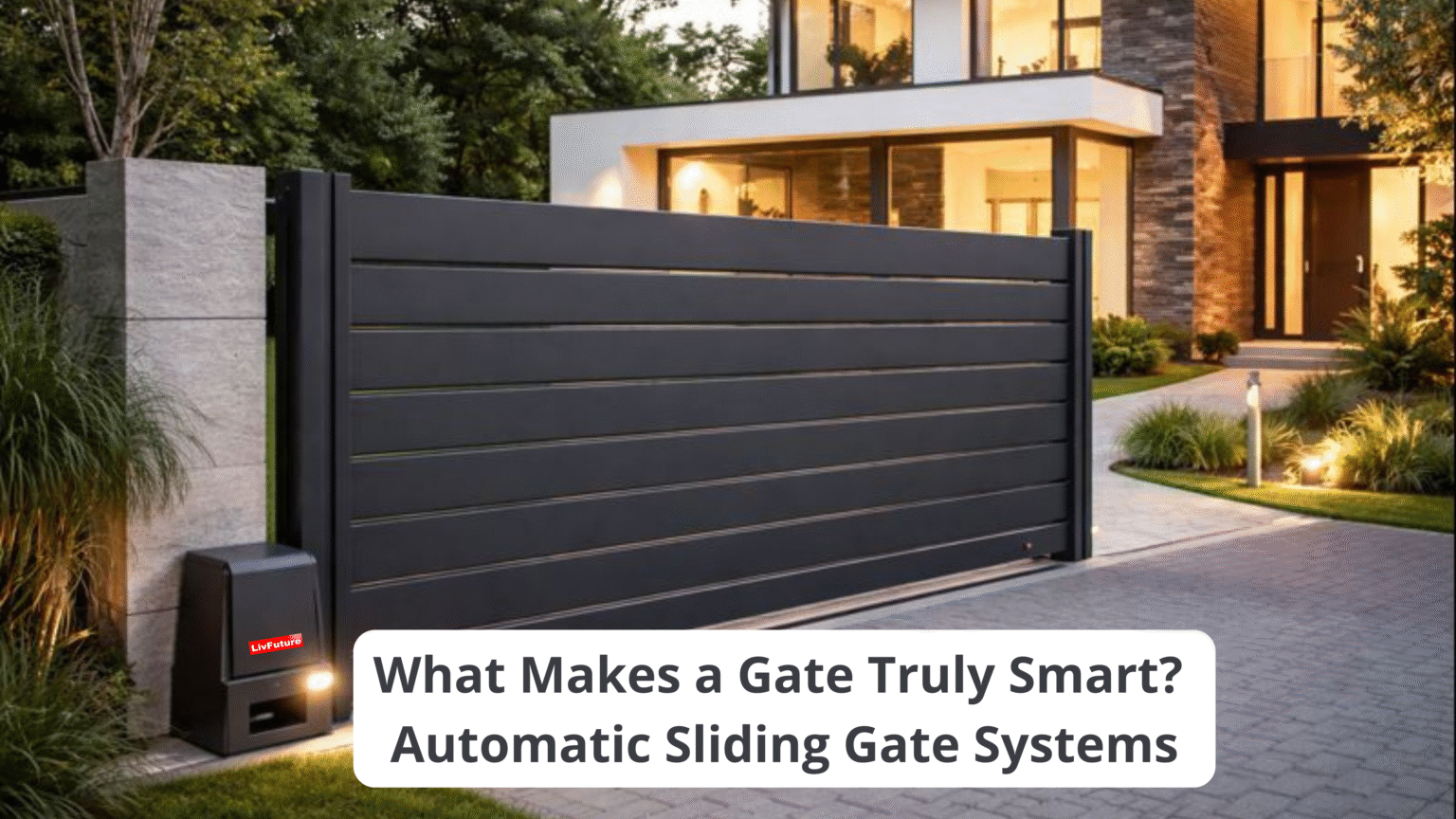 What Makes a Gate Truly Smart? | Automatic Sliding Gate Systems - LivFuture